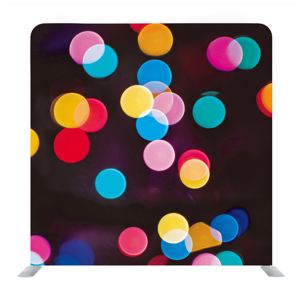 Blurring Dot Color Straight Tension Media Wall Backdrop – Backdropsource