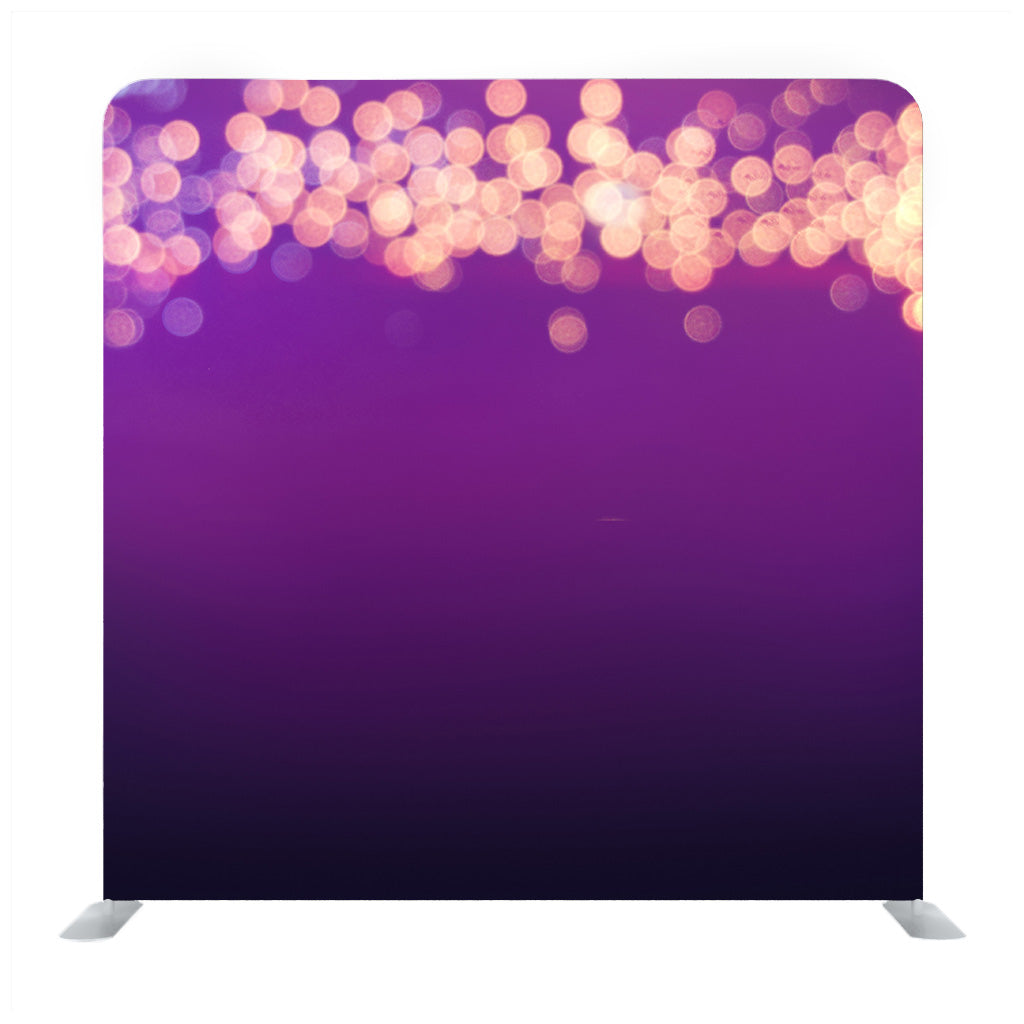 Bokeh On Purple Straight Tension Fabric Backdrop – Backdropsource