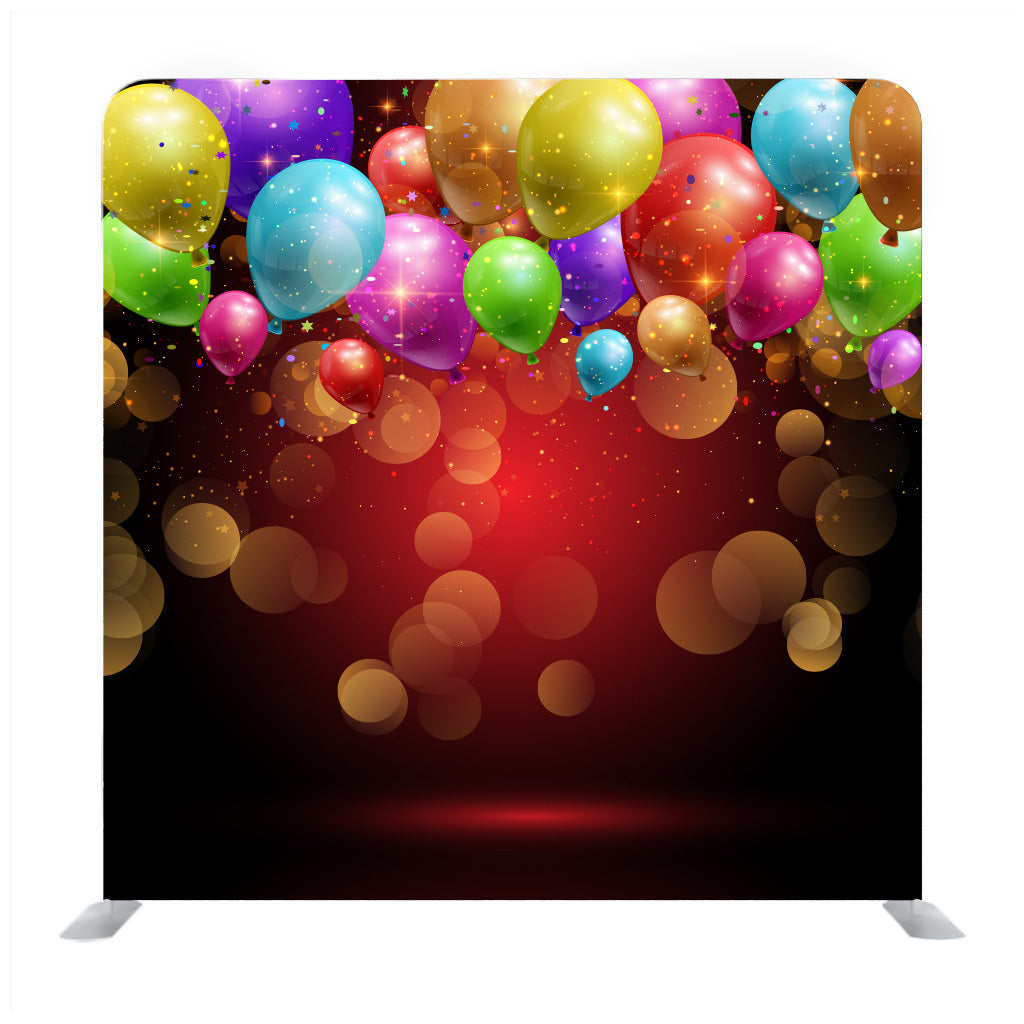 Celebration Background with Balloons Pillowcase Backdrop – Backdropsource