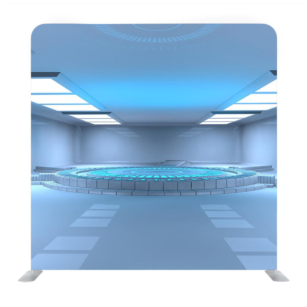 Grid Ceiling Straight Tension Fabric Media Wall Backdrop – Backdropsource