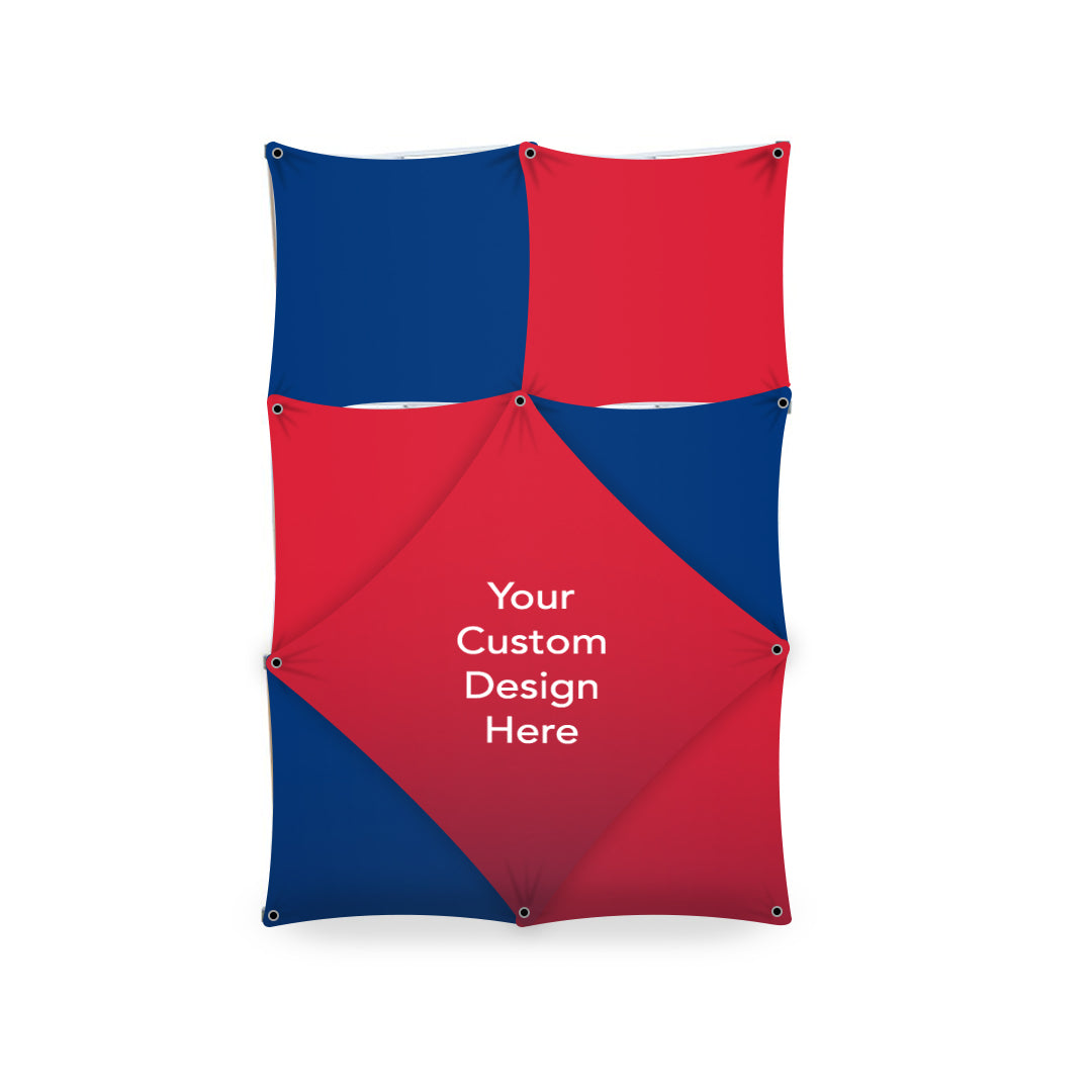 2x3 Geometrix Grid Pop Up Display for Exhibitions – Backdropsource