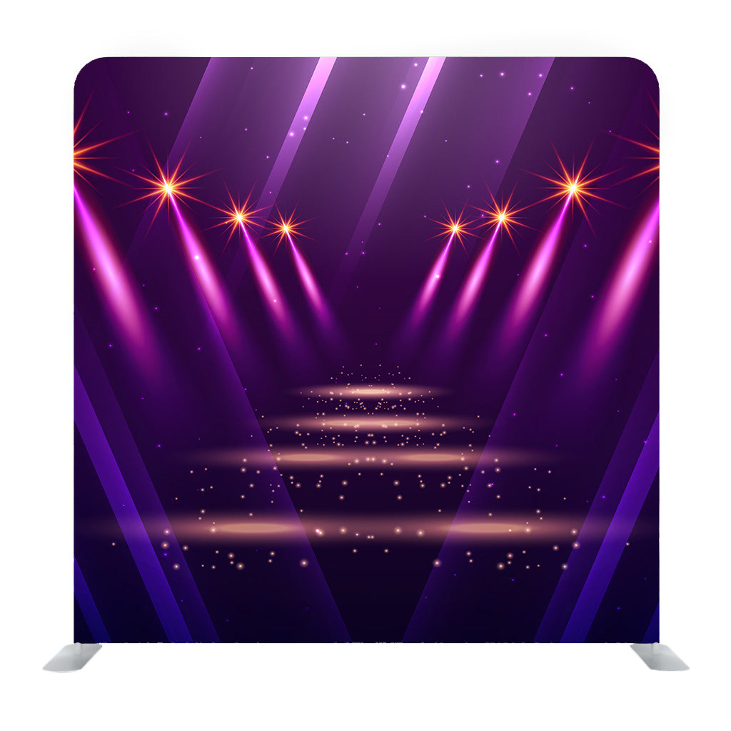 Purple Spotlight Stage Pillowcase Tension Fabric Backdrop – Backdropsource