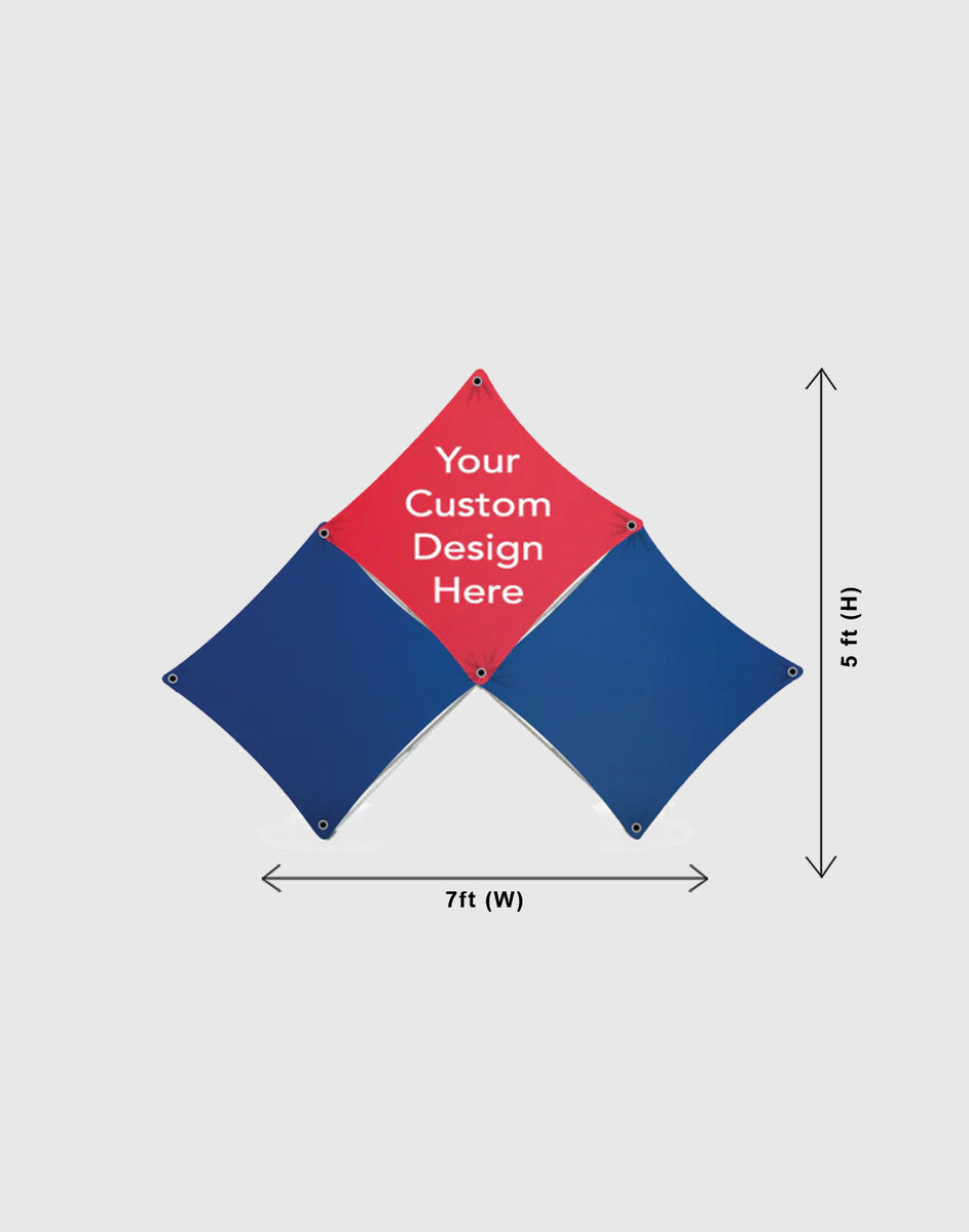 Triangular Pop up Geometrix Grid Display for Events – Backdropsource